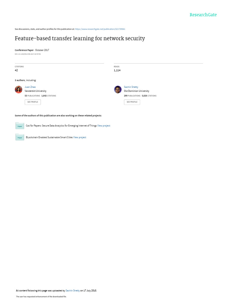 Ref 7 | PDF | Machine Learning | Denial Of Service Attack