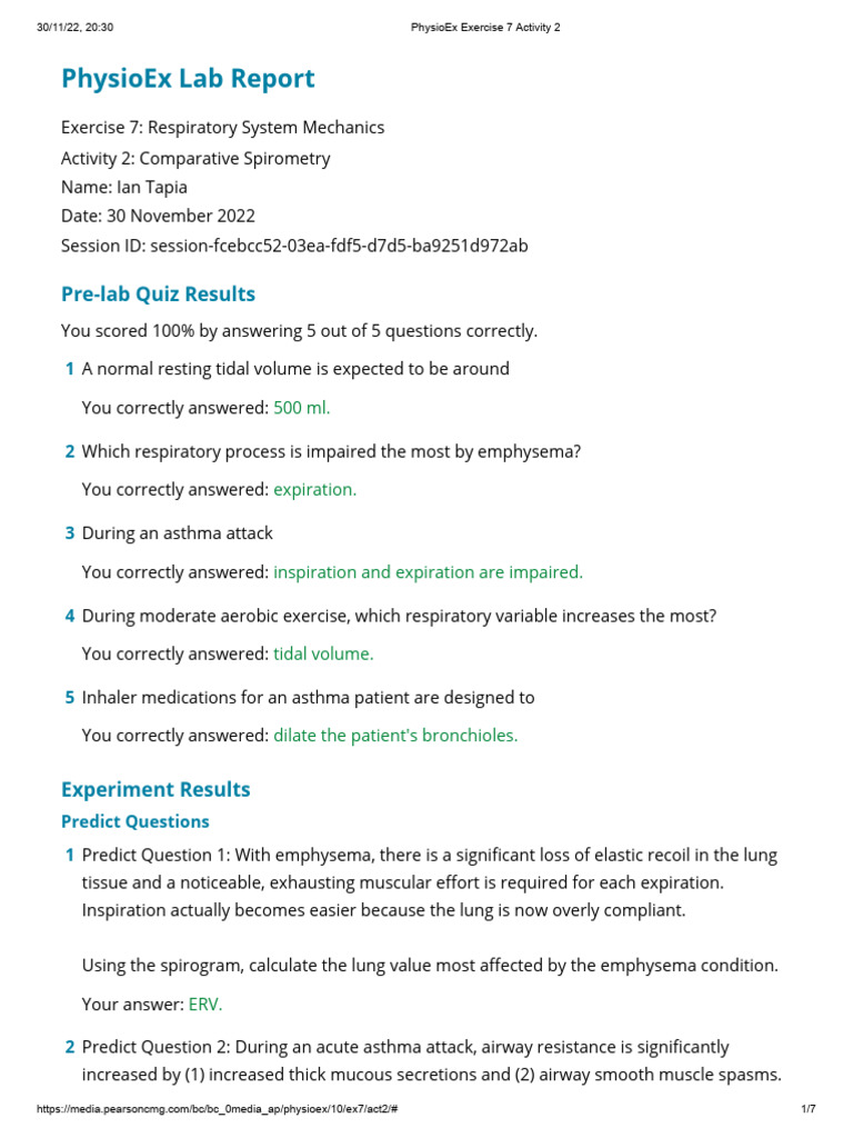Comparative Spirometry in Respiratory Health | PDF | Exhalation | Asthma
