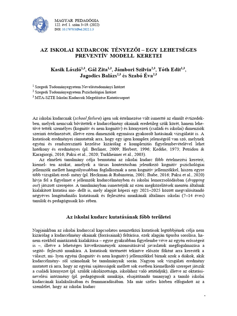 Kasik MPed 20221 | PDF