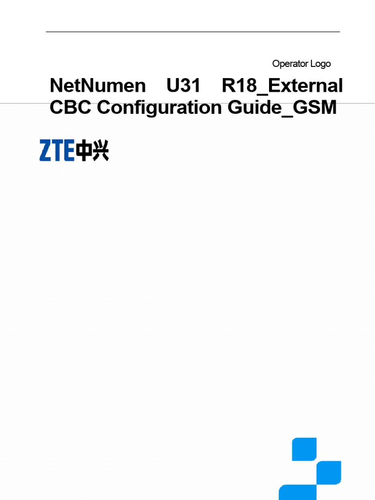 NetNumen U31 R18 - External CBC Configuration Guide - GSM - R1.1 | Download Free PDF | File ...