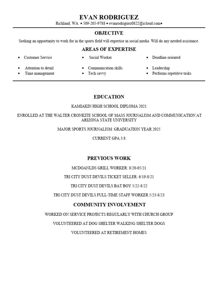Updated Resume | PDF