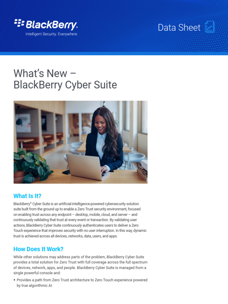 Content Dam Blackberry-Com Asset Enterprise PDF Ds-Whats-New-Bb-Cyber-Suite | PDF | Computer ...