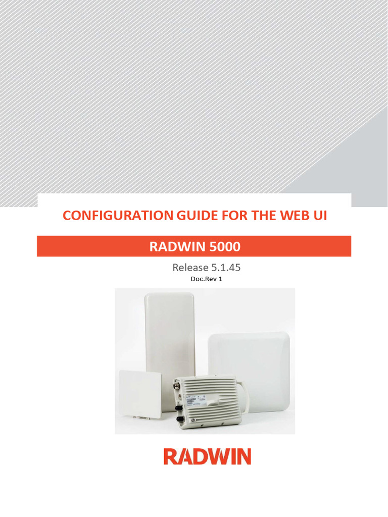 Radwin Guia | PDF | Computer Network | Radius