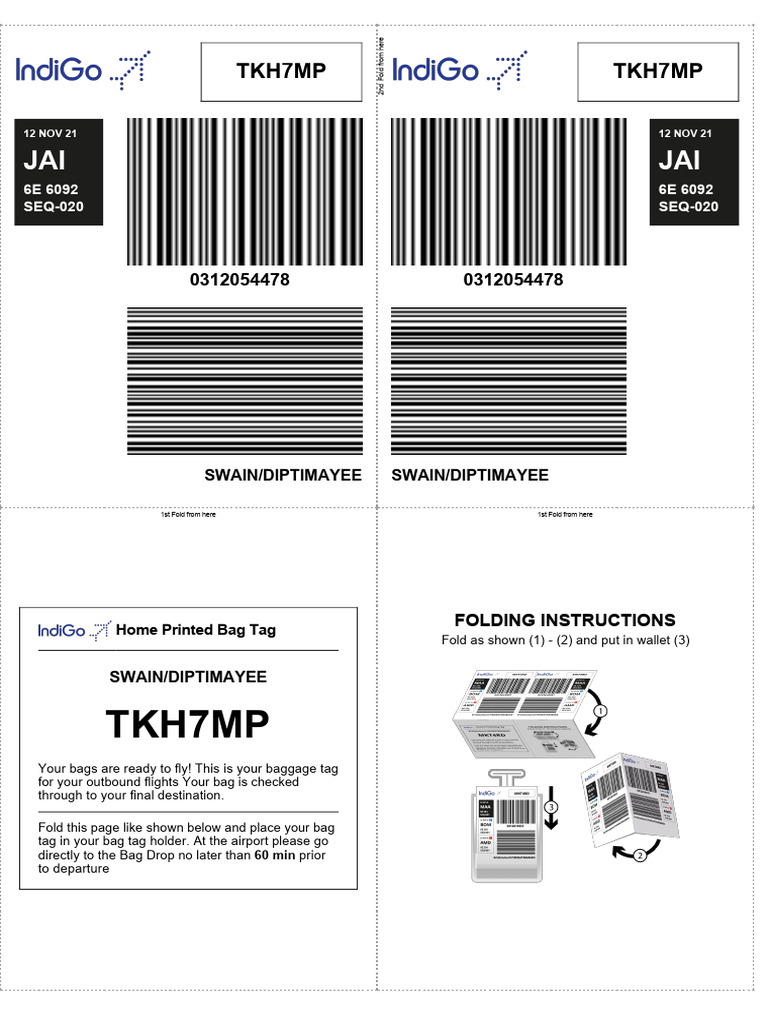 Baggage Tags | PDF
