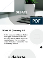 Canadian National Debate Format (CNDF) | PDF | Politics