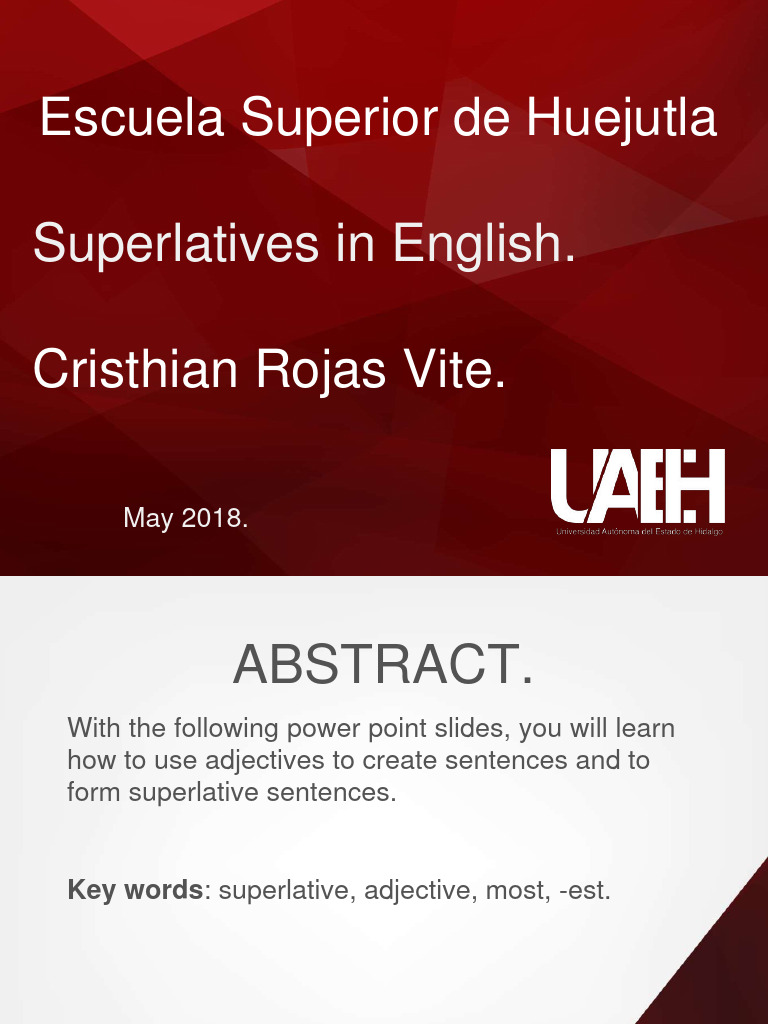 Superlatives | PDF | Languages | Foreign Language Studies