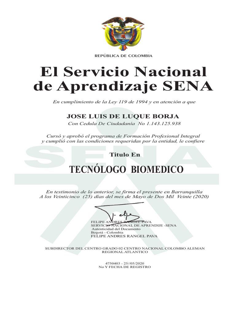 Sena Oficio - 2 de Luque | PDF