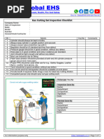 Welding Machine Safety Checklist | PDF