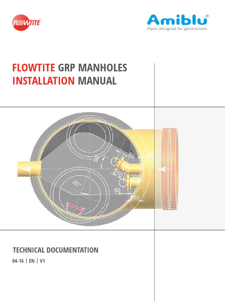 1901 Flowtite GRP Manhole Installation Manual en | Download Free PDF ...