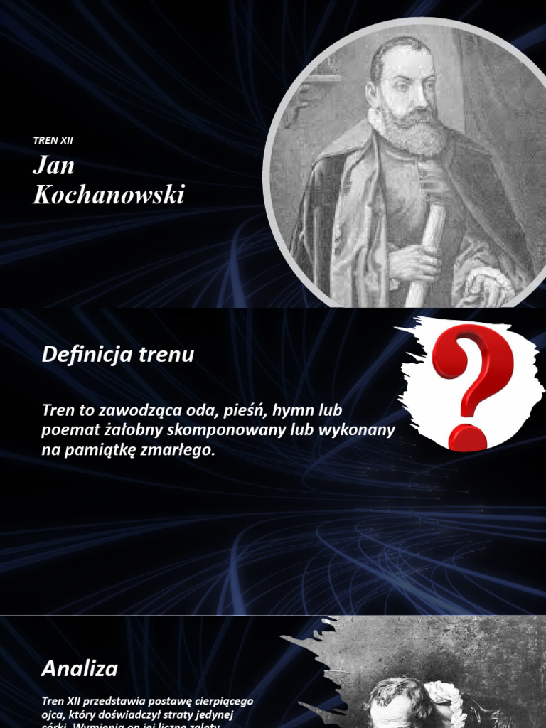 Jan Kochanowski Tren XII | PDF