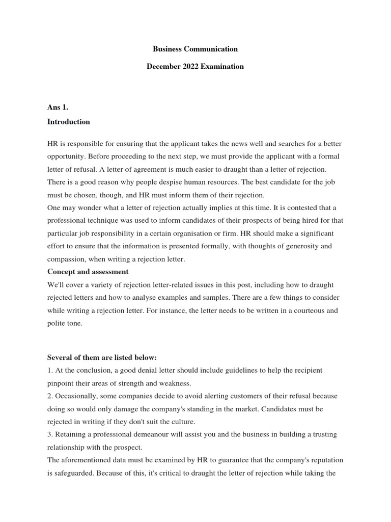 Sem 2 Business Communication Dec 2022 Pdf Learning Decision Making