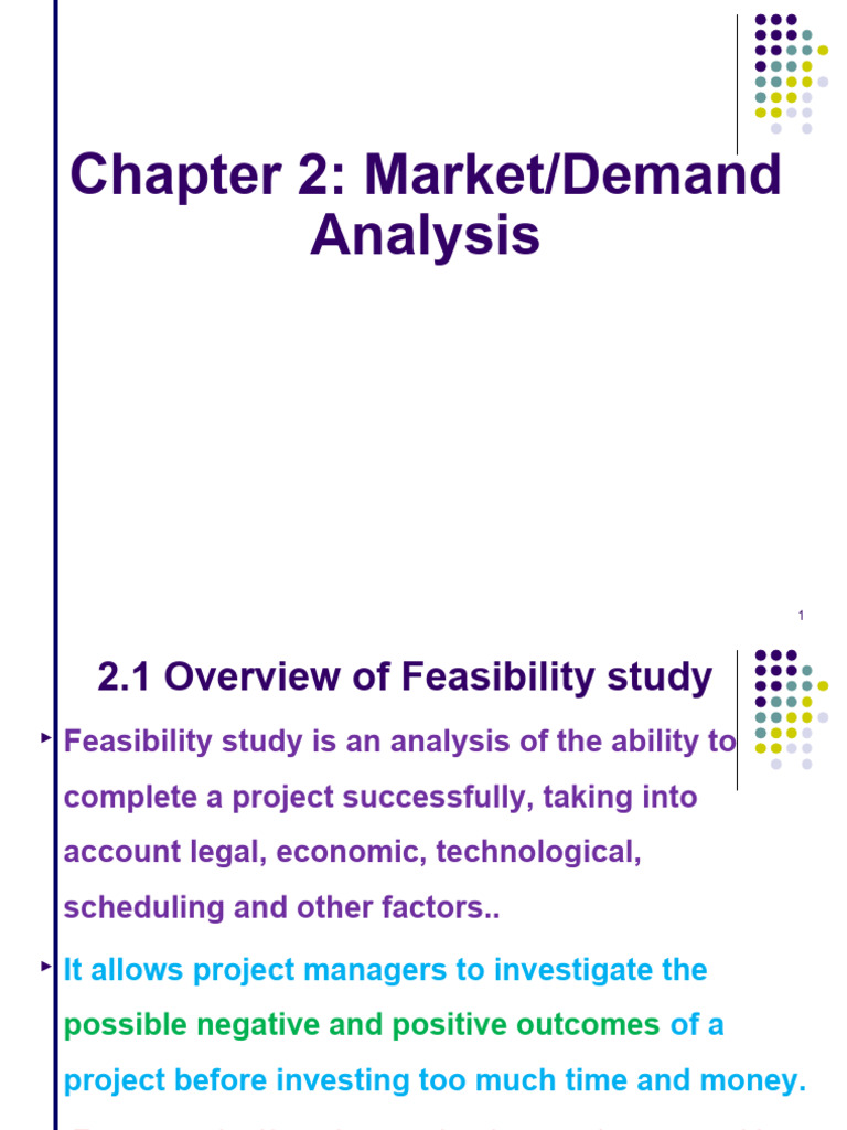 Chapter 2 Market Demand Analysis | PDF | Forecasting | Feasibility Study