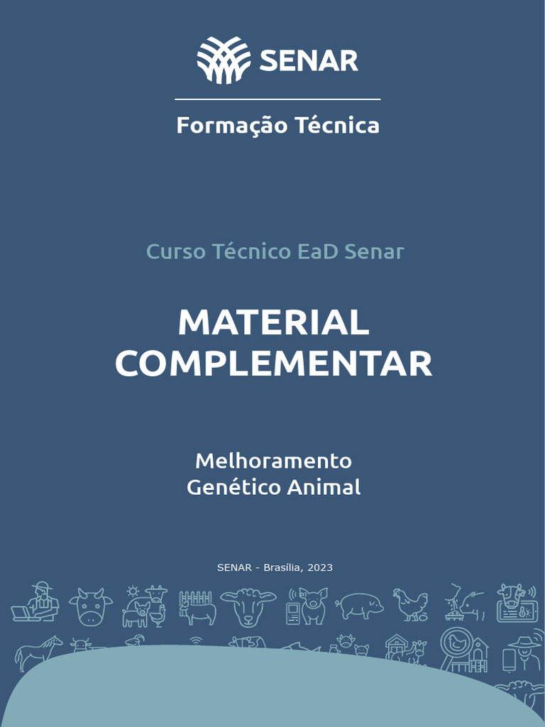 4.01 Material Complementar - Melhoramento Genético Animal | PDF | Genética | Gado