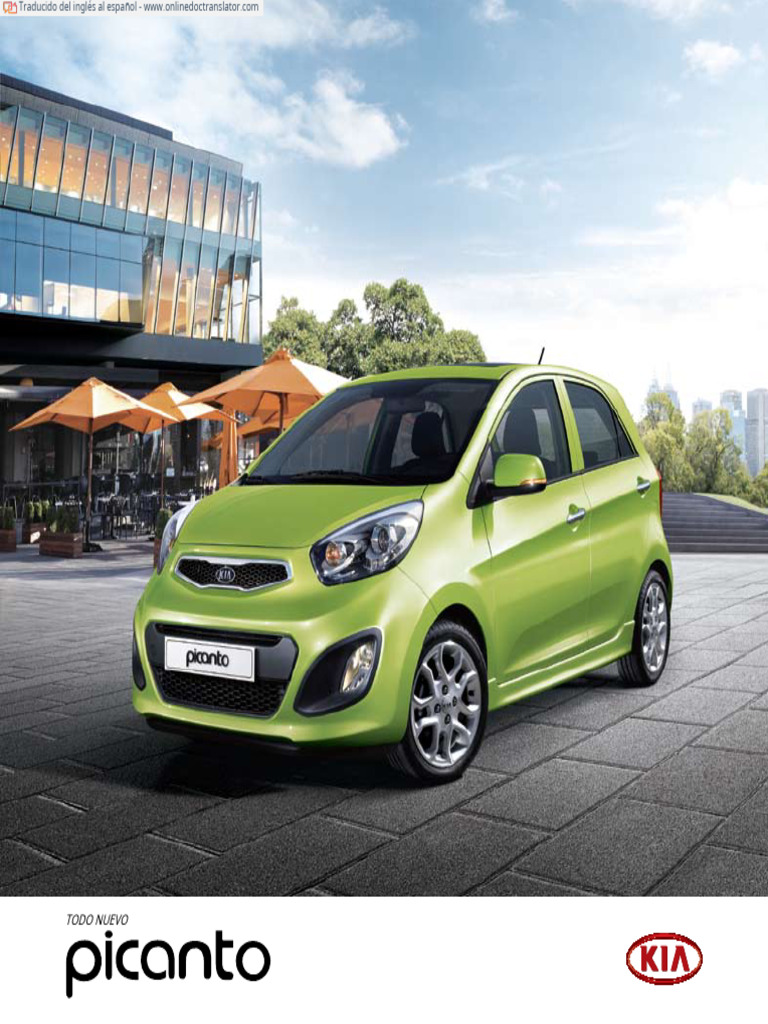 Picanto-Brochure en Es | PDF | Airbag | Vehículo de motor