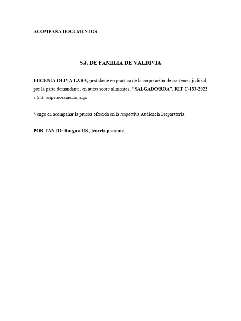 Acompaña Documentos | PDF