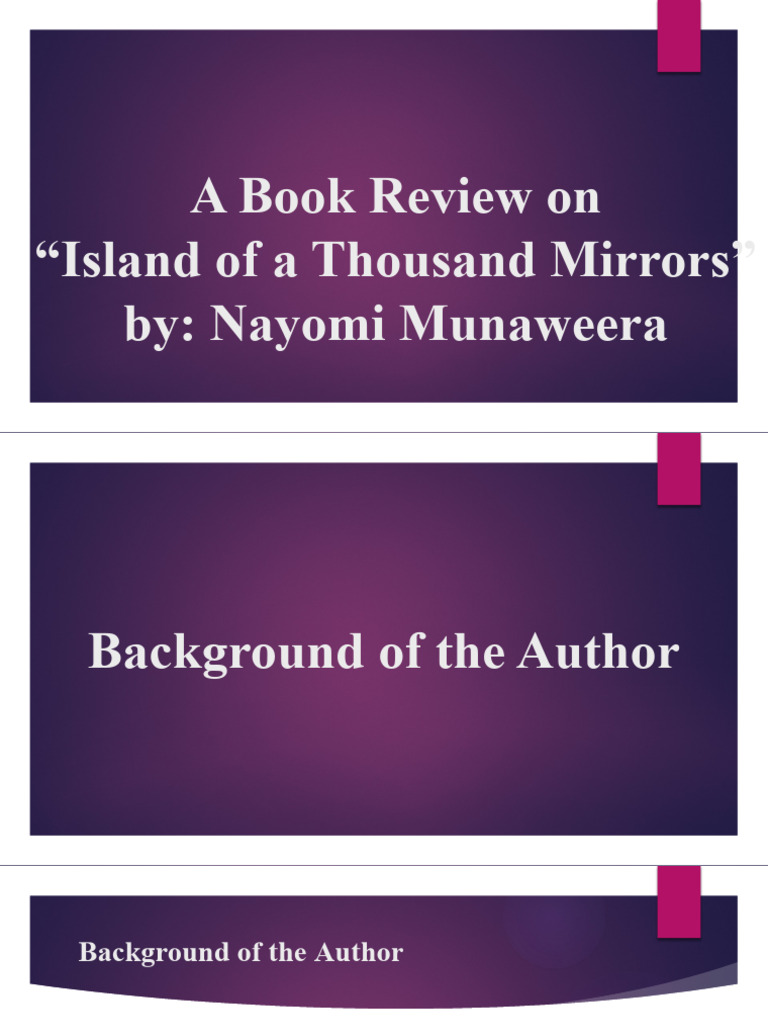 Island of A Thousand Mirrors | PDF | Sri Lanka
