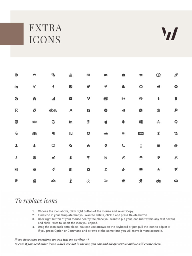 4 Extra Icons TO ALL CASES | PDF