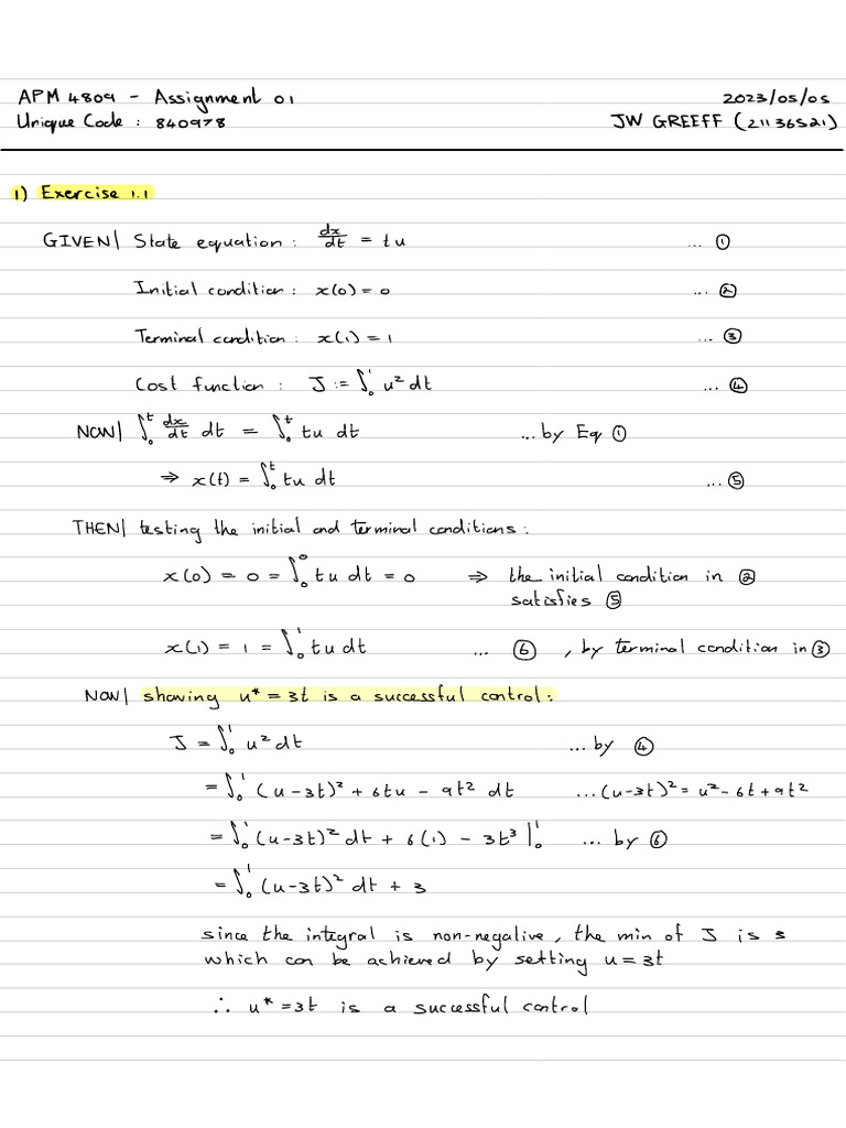 Assignment 1 | PDF | Applied Mathematics | Factorization