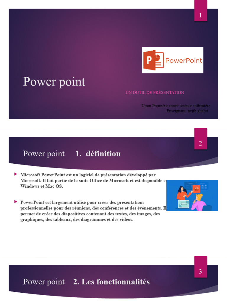 PRESENTATION Power Point | PDF | Microsoft Powerpoint | Logiciel
