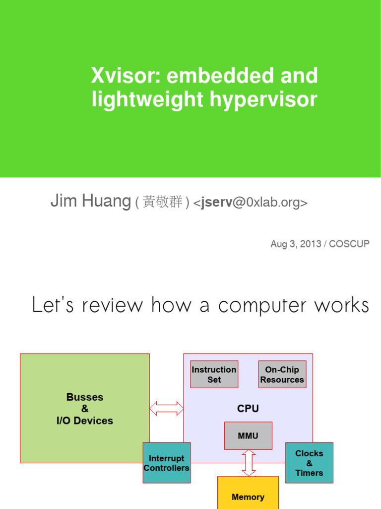 Xvisor 140810103501 Phpapp01 | PDF | Operating System | Kernel ...