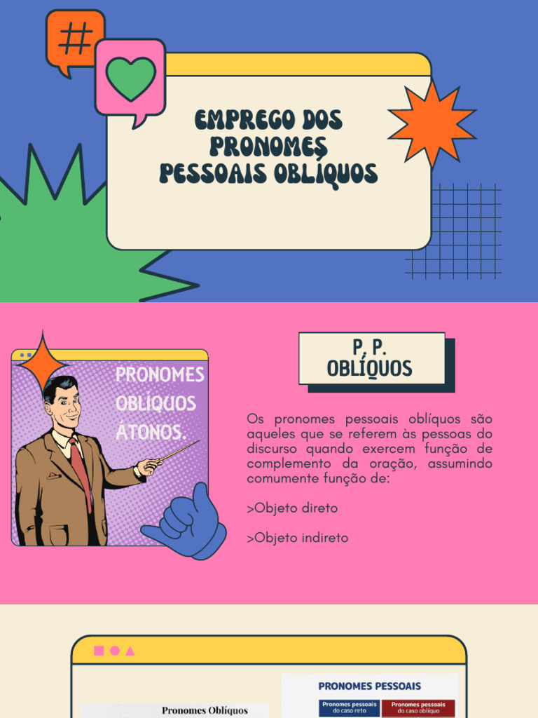 Pronomes Pessoais Oblíquos- 3º3 _20231016_132449_0000 | PDF | Pronome ...