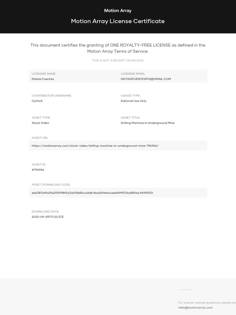 Drilling Machine in Underground Mine 794964 License 96190531 | PDF