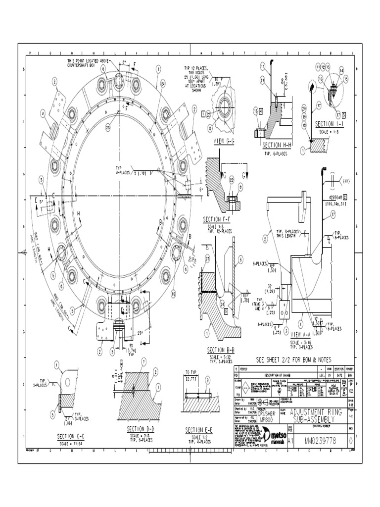 Adjustment Ring Sub Assy MP800 | PDF