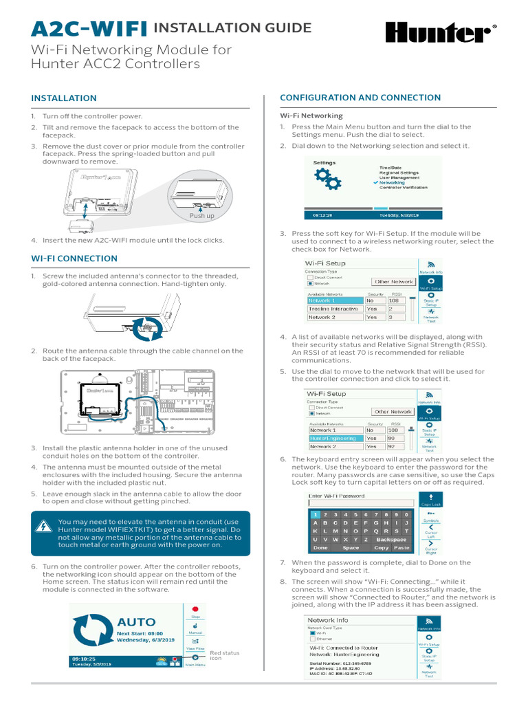 RC 004 IG A2C WiFi EN Web | PDF | Wi Fi | Electromagnetic Interference