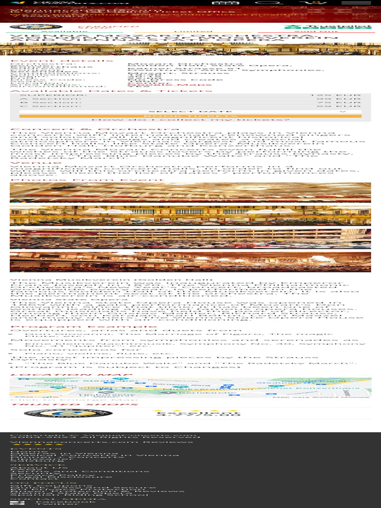 Vienna Mozart Concerts Vienna Mozart Orchestra Musikverein Golden Hall ...