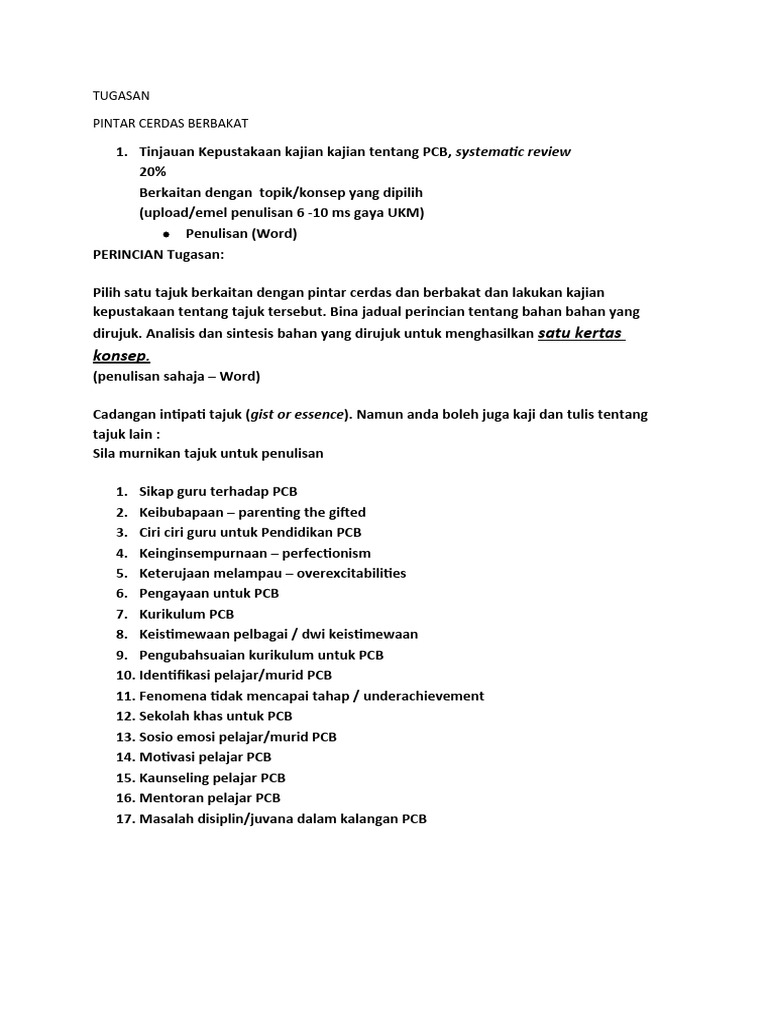 Tugasan Pintar Cerdas | PDF