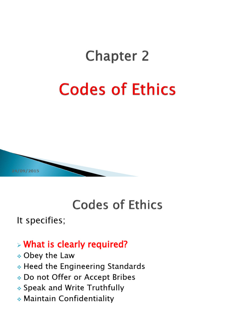 Chap 2 Code of Ethics | PDF | Engineer | Engineering