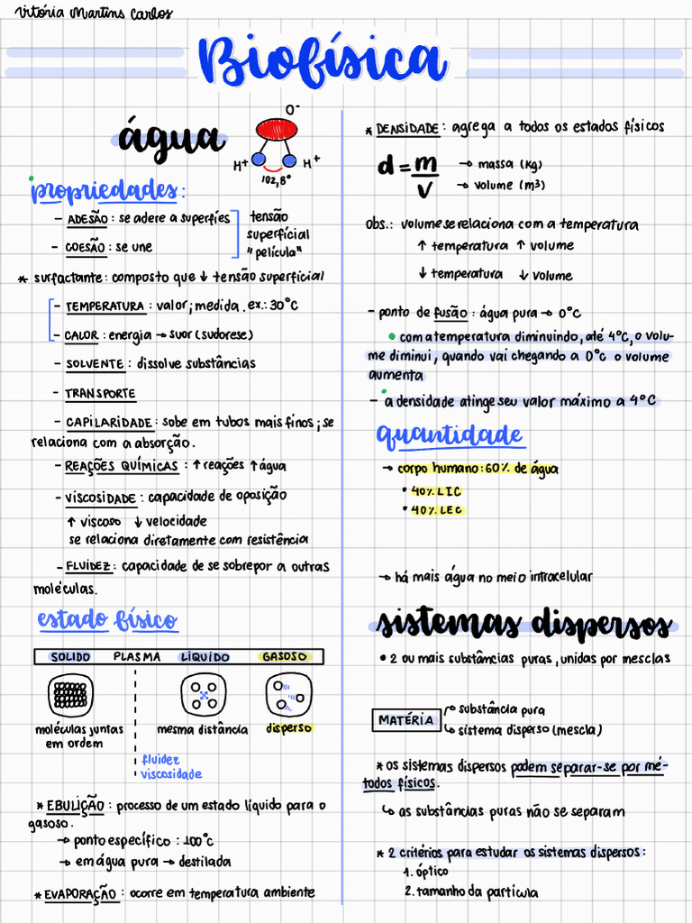 Resumo Final Biofisica PDF | PDF