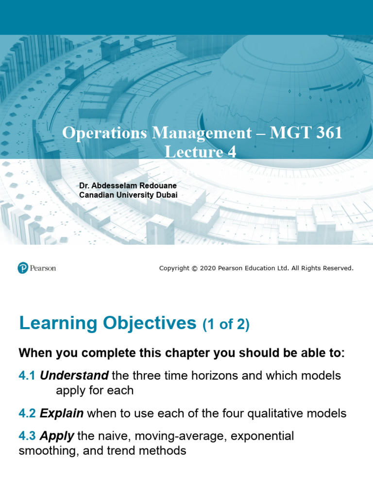 New Lecture 4 Pdf Forecasting Linear Regression