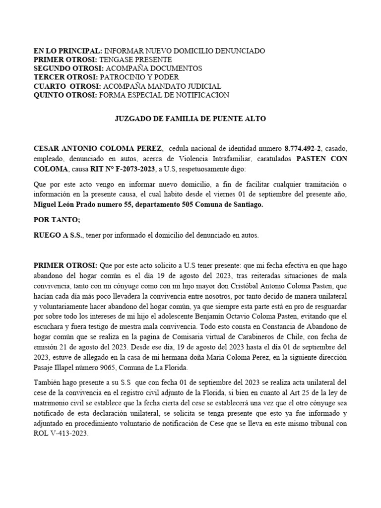 Escrito Cesar 2.0 | PDF | Justicia | Crimen y violencia