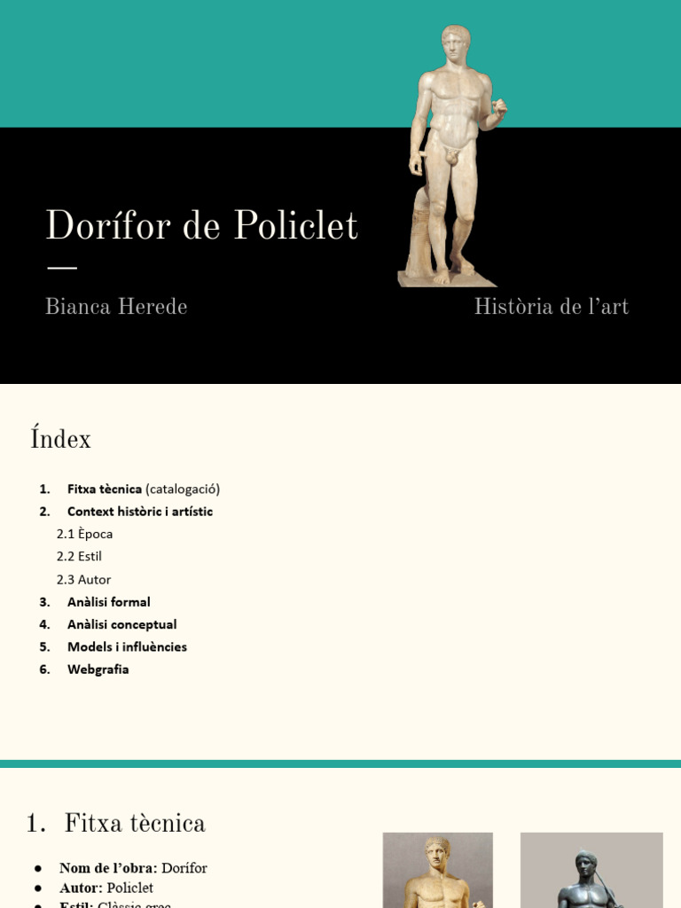 Dorífor de Policlet Definitiu | PDF