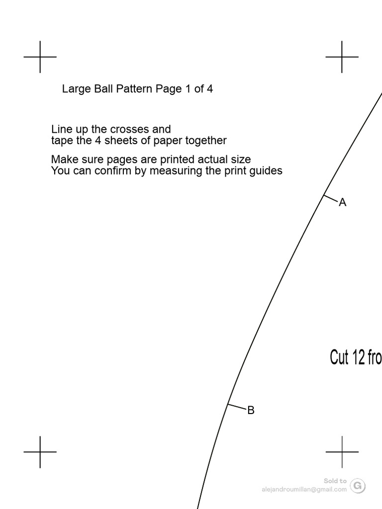 Large Ball Pattern Final | PDF