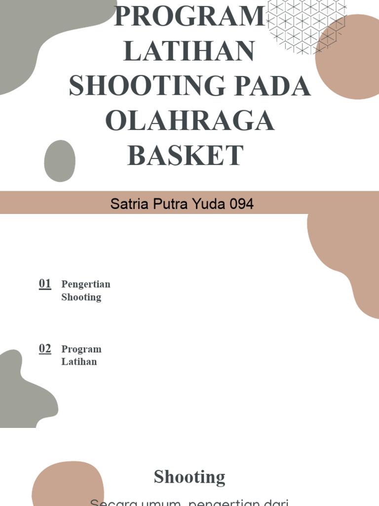 Program Latihan Basket | PDF | Karier & Perkembangan | Pengembangan Diri