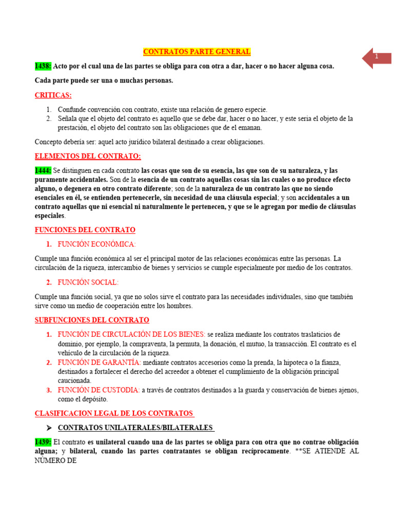 Contratos Parte General | PDF | Ley común | Crimen y violencia