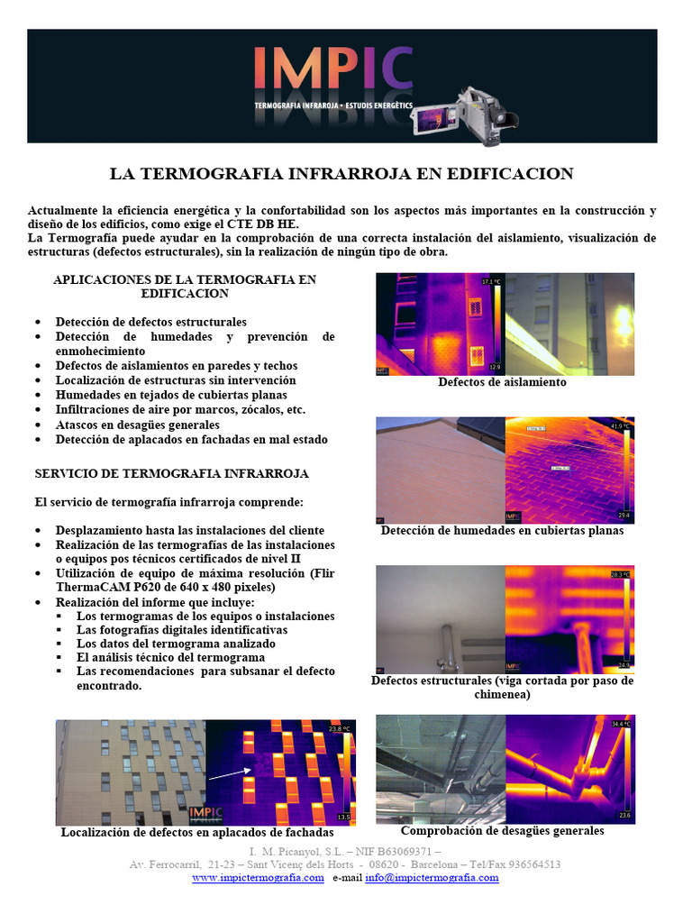 La Termografia Infrarroja en Edificacion | PDF | Hogar, jardinería y ...