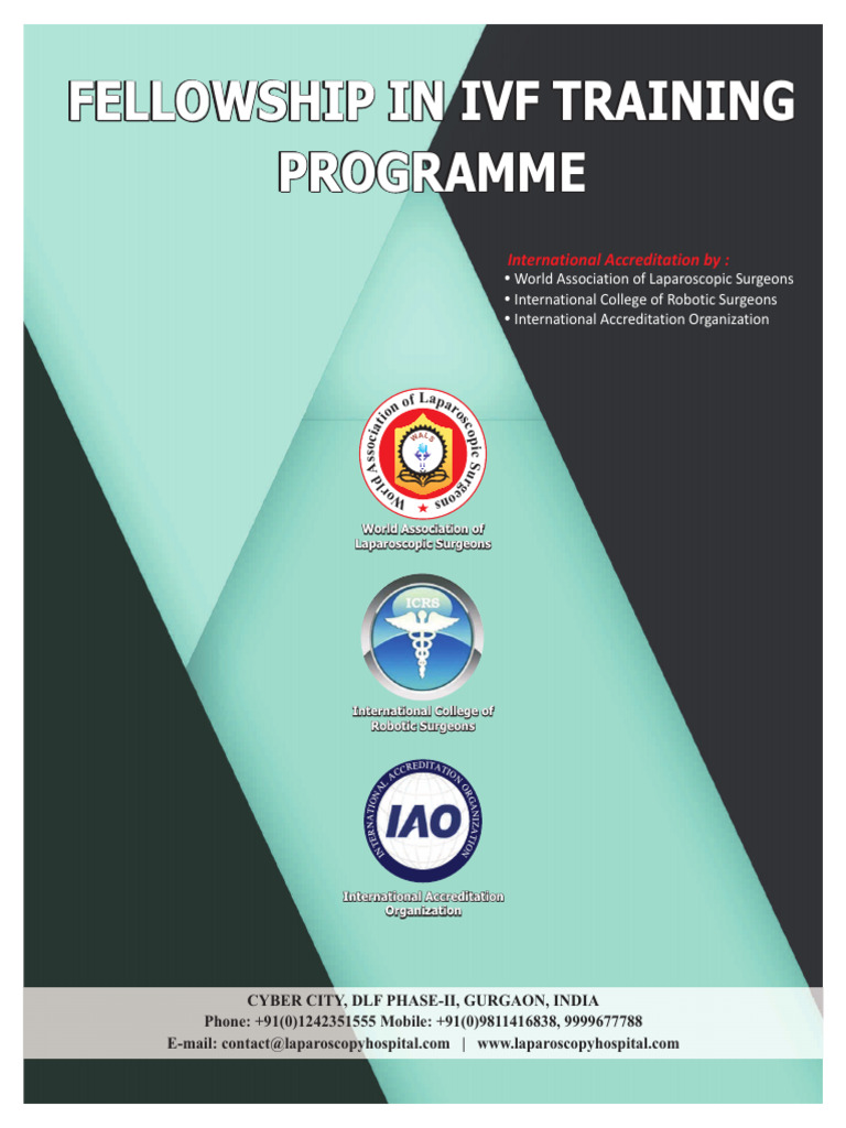 Fellowship in Ivf Training Programme Fellowship in Ivf Training Programme | PDF | Surgery | In ...