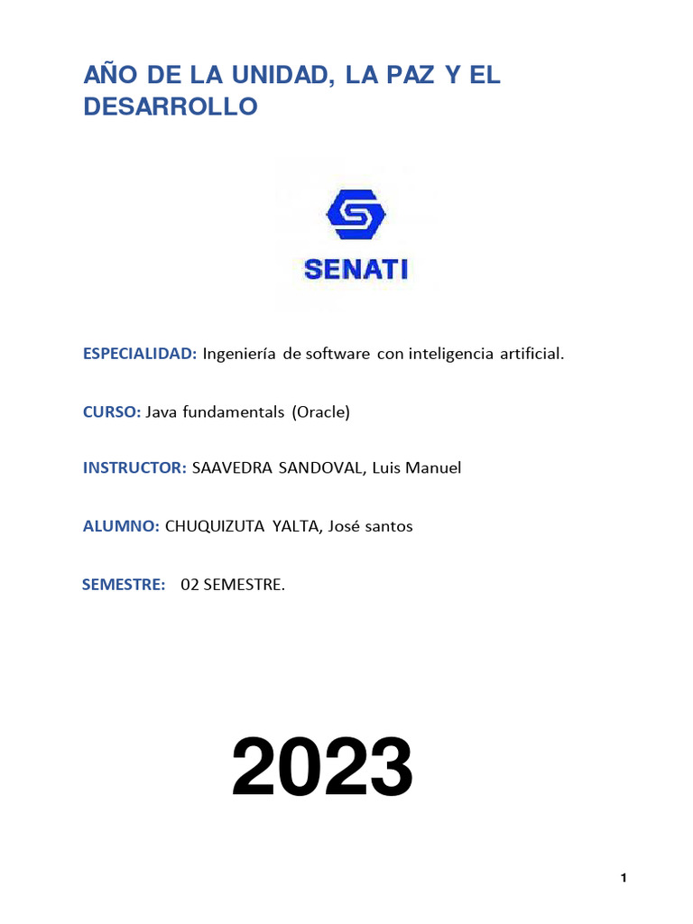 Entregable 02 Java | PDF | Java (lenguaje de programación) | Informática