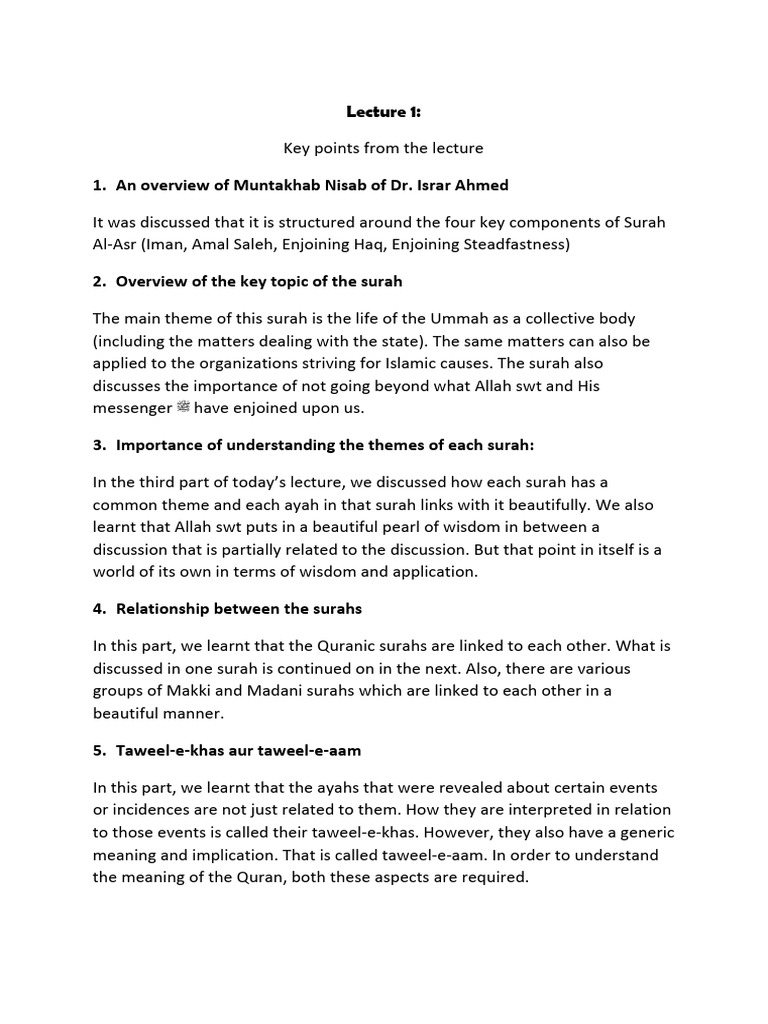 Notes Lecture 001 Pdf