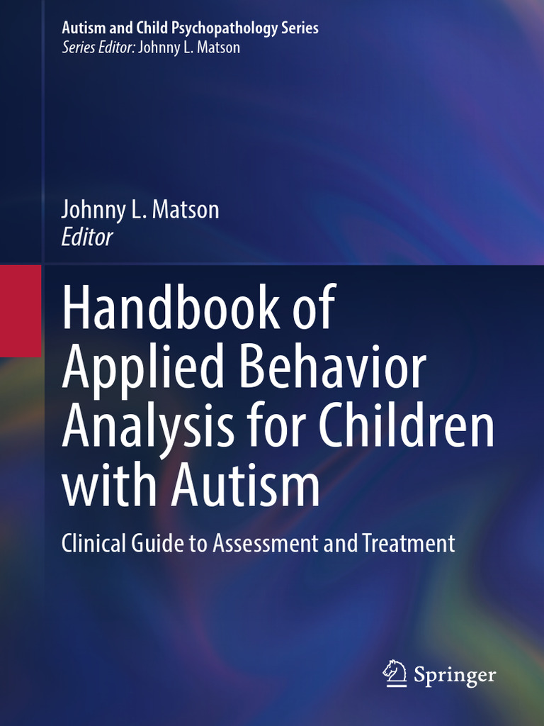 Handbook of Applied Behavior Analysis For Children With Autism | PDF ...