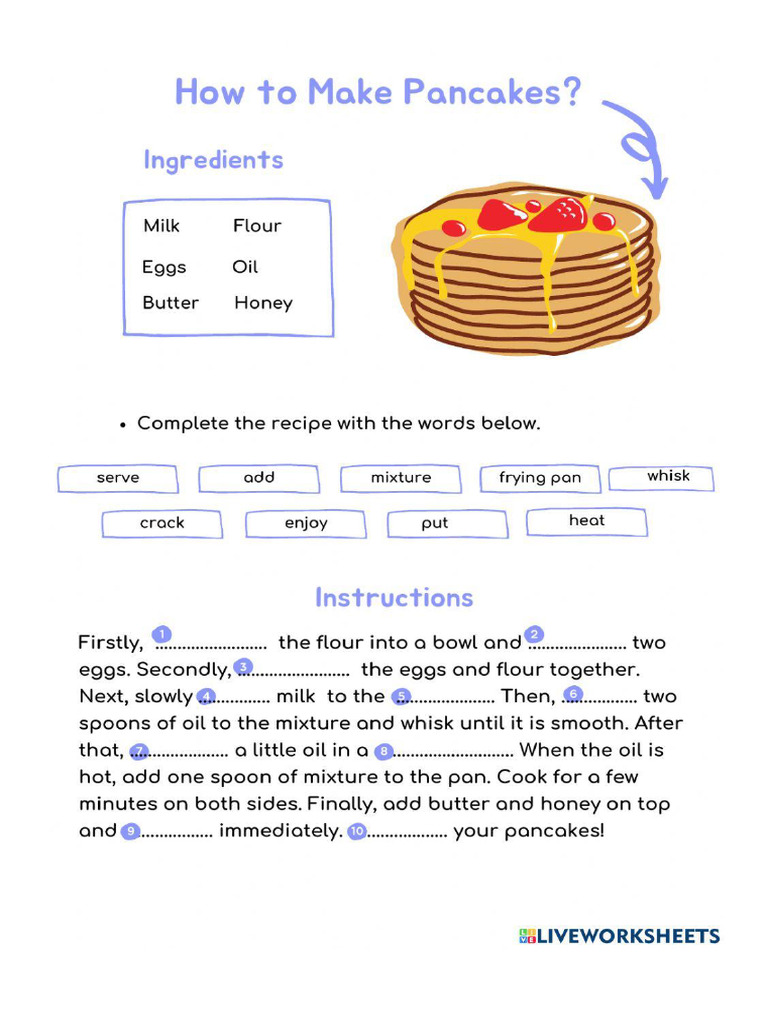 How To Make Pancakes | PDF