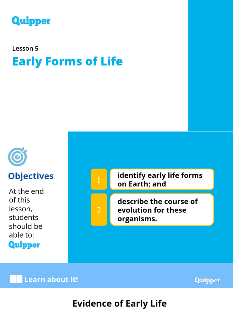 Early Life Forms on Earth Explained | PDF | Social Science | Young Adult
