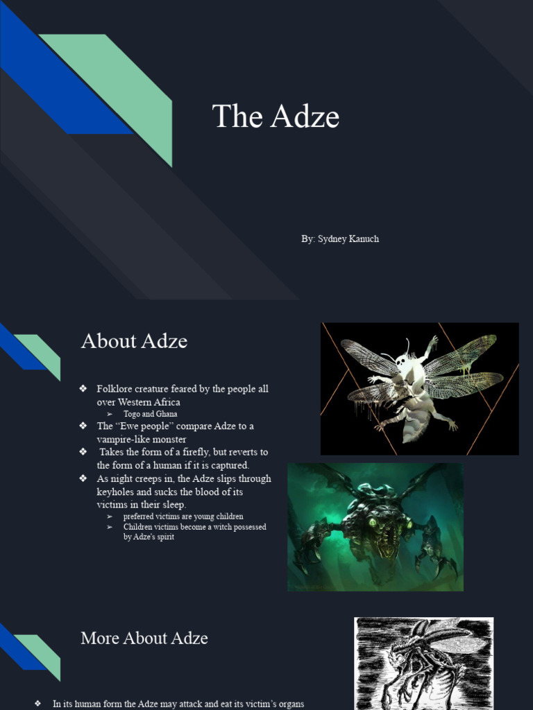 Adze Folklore Monster - Western Africa-1 | PDF | Book Of Shadows ...