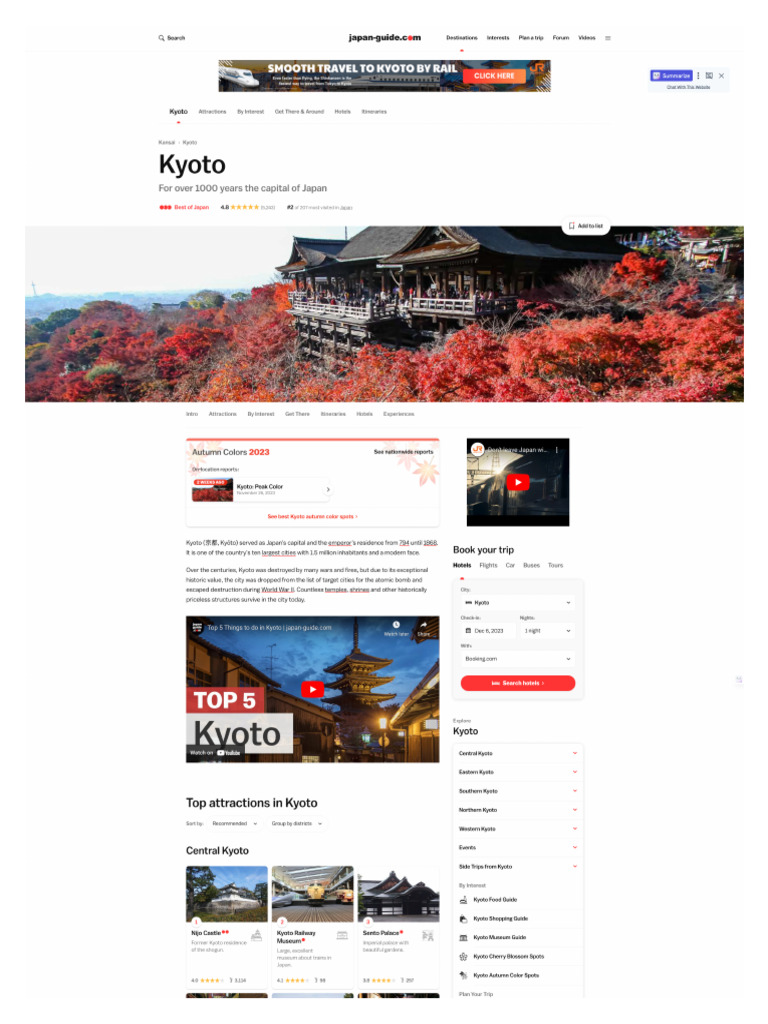 Japan Guide Kyoto | PDF