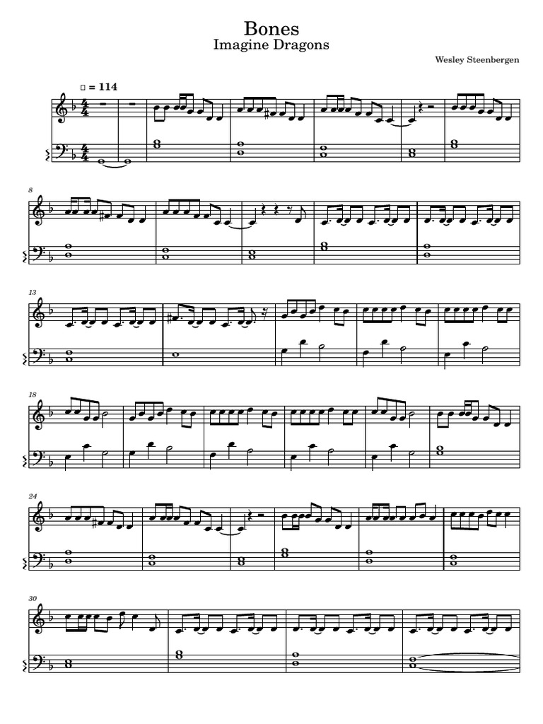 Imagine Dragons Sheet Music | PDF