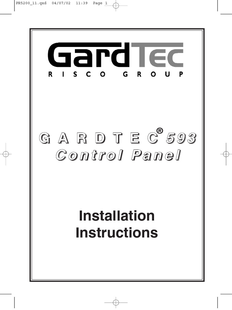 Gardtec 539 Installation | Download Free PDF | Public Switched ...