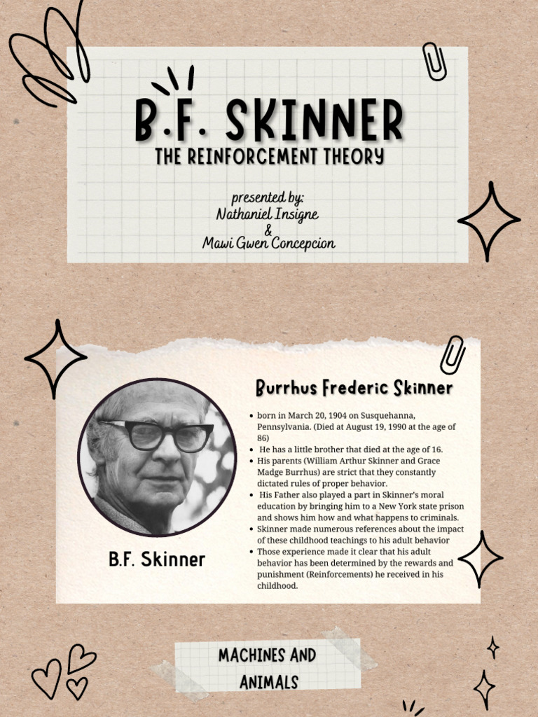 B.F. Skinner | PDF | Reinforcement | Psychology